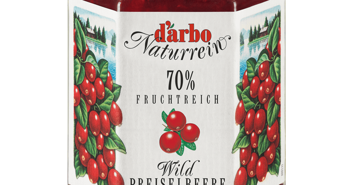 Double-Fruit 200 g Wild lingonberry - A. Darbo AG
