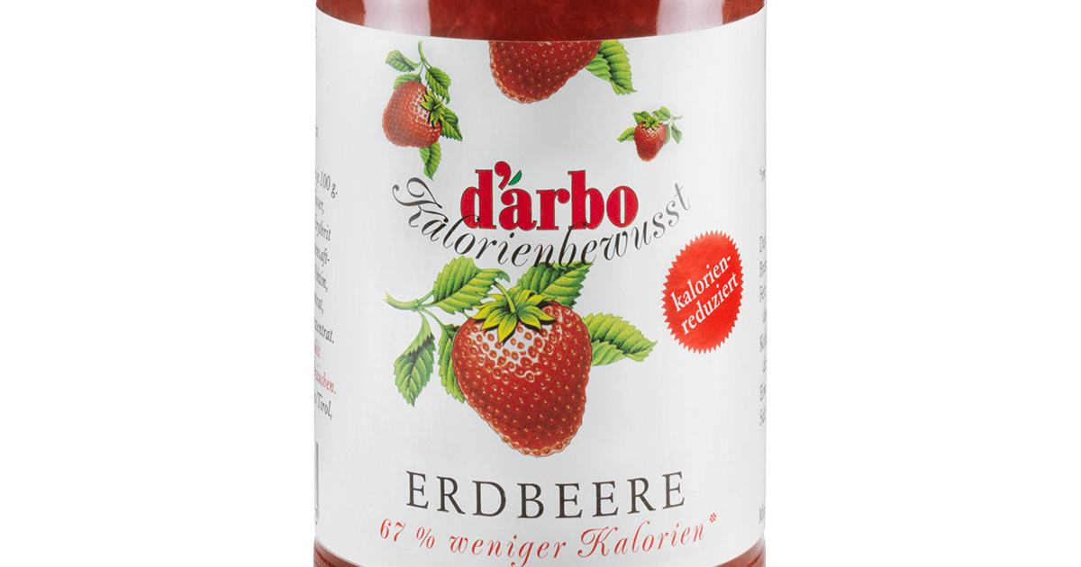 Calorie-Reduced 220 g Strawberry - A. Darbo AG