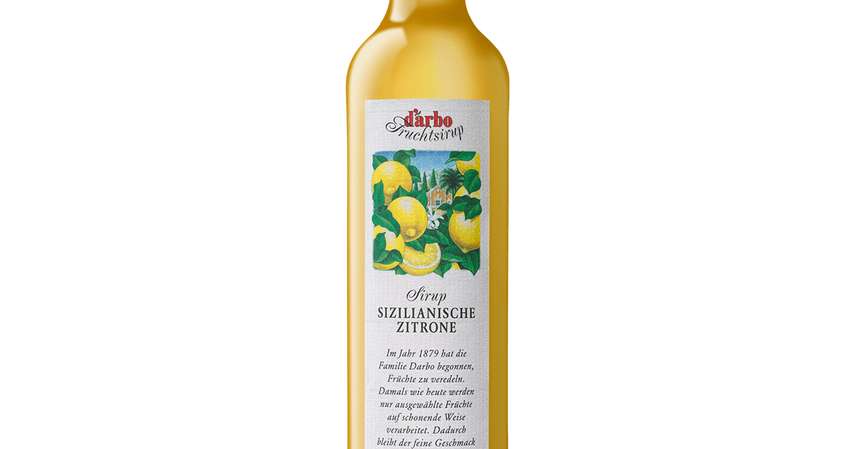 Syrup 500 ml Sicilian lemon - A. Darbo AG