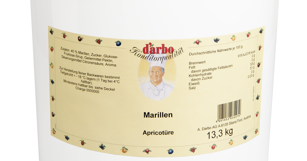 Apricot jam - A. Darbo AG